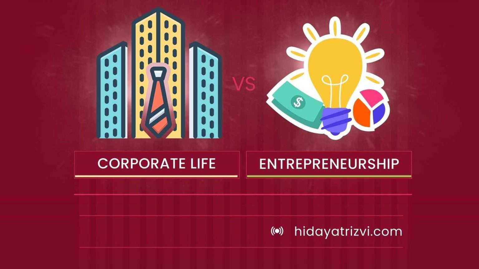 Corporate Life vs Entrepreneurship: Which is Right for You?